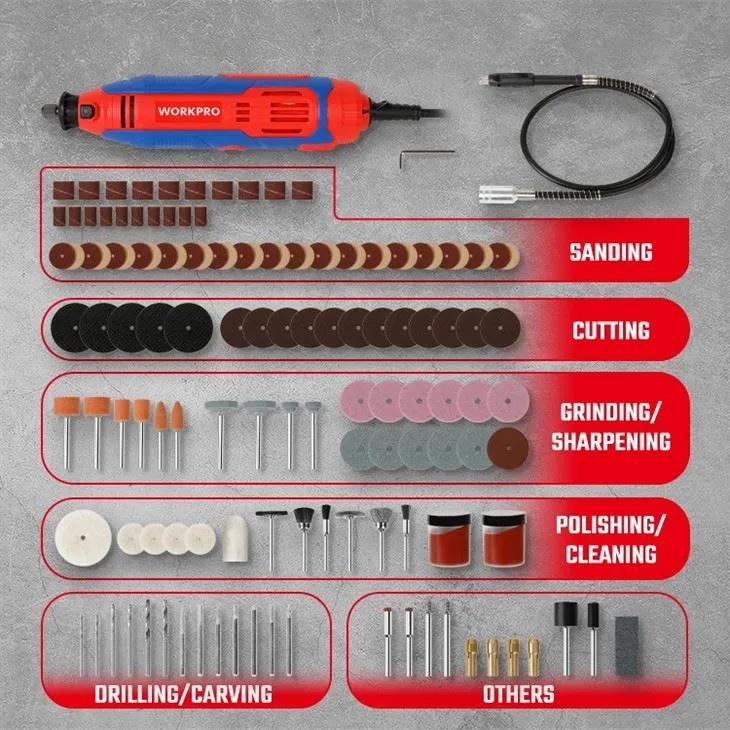 China WORKPRO 211PCS MINI GRINDER SET Suppliers - Wholesale Pricelist ...