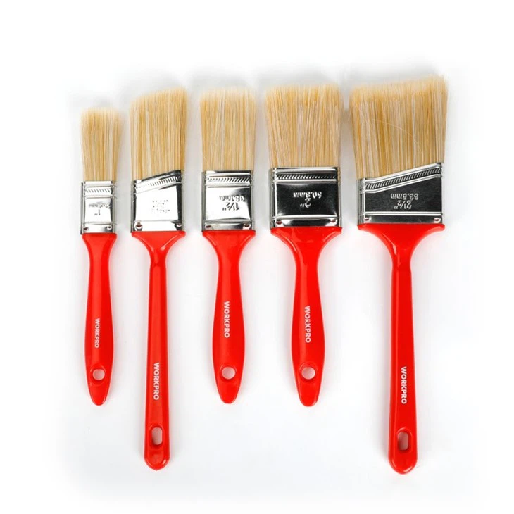 China WORKPRO 5PC PLASTIC HANDLE PAINT BRUSH SET Suppliers - Wholesale ...